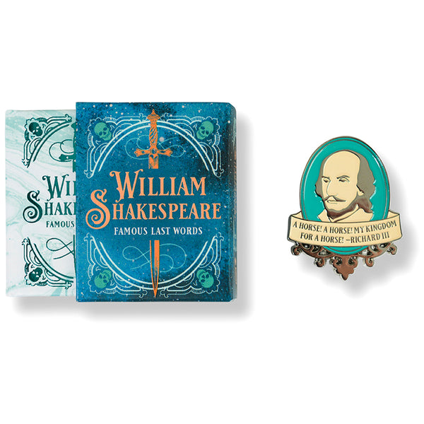 William Shakespeare Tiny Book and Pin Set – Insight Editions