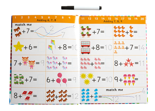 Let's Learn: First Math Skills (Write and Wipe) – Insight Editions