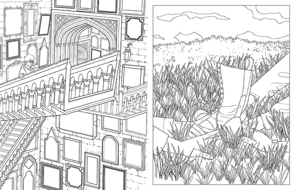 Harry Potter: Travels Through the Wizarding World: An Official Colorin ...