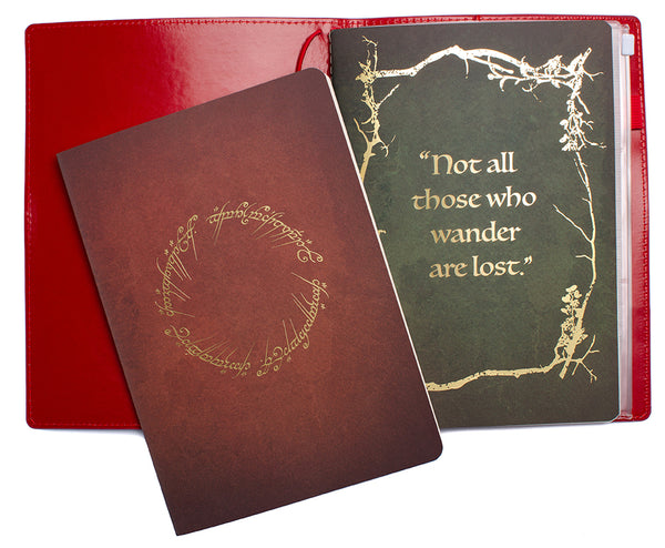 The Lord of the Rings: Red Book of Westmarch Traveler's Notebook Set ...
