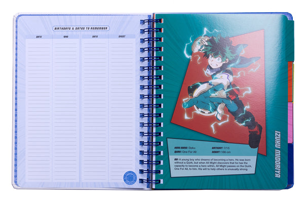My Hero Academia: Class 1-A 12-Month Undated Planner – Insight Editions