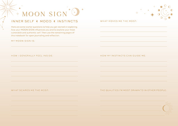 Sun Moon Rising Astrology Notebook Set – Insight Editions