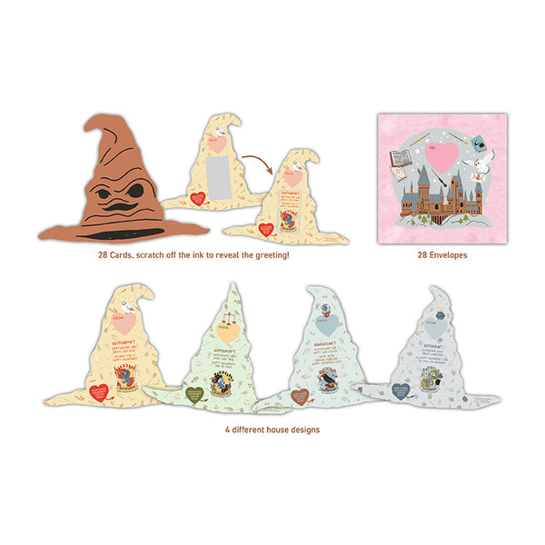 Harry Potter: Sorting Hat Scratch-Off Valentines – Insight Editions