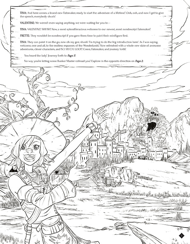Tiny Tina's Wonderlands: A Bunkers & Badasses Coloring Adventure ...