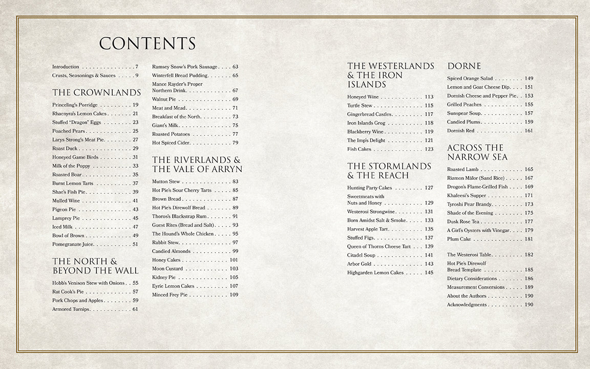 The Official Westeros Cookbook and Apron Gift Set – Insight Editions