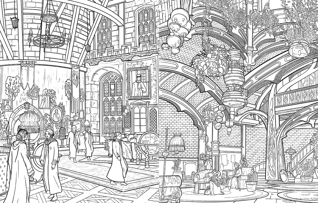 Hogwarts Legacy: The Official Coloring Book – Insight Editions