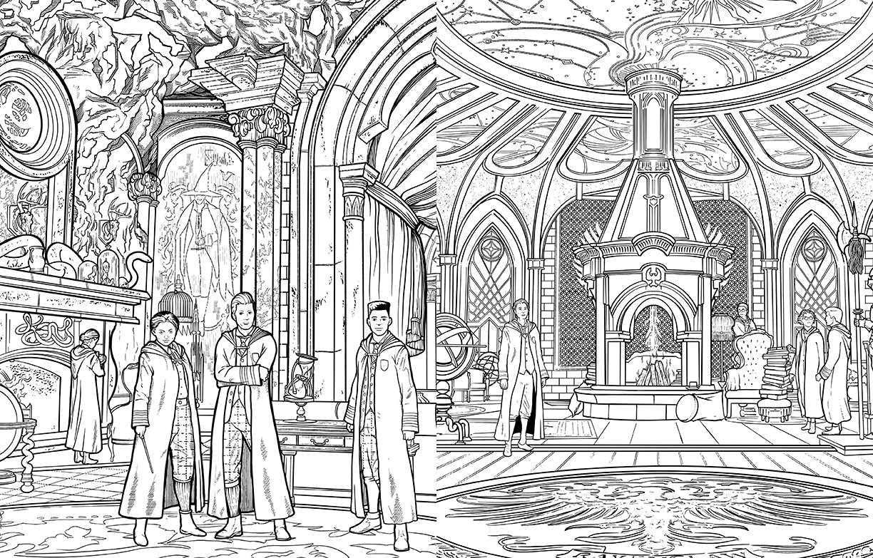 Hogwarts Legacy: The Official Coloring Book – Insight Editions