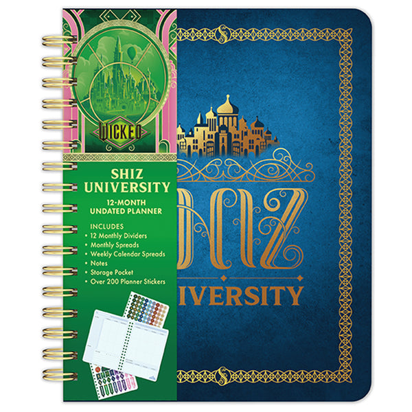 Wicked: Shiz University 12-Month Undated Planner – Insight Editions