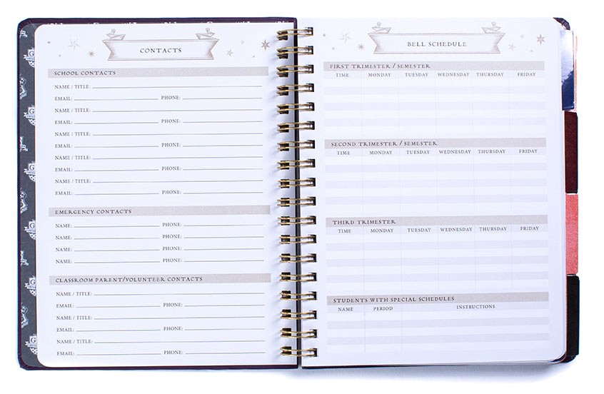 Harry Potter: Hogwarts Teacher's 12-Month Undated Planner – Insight ...