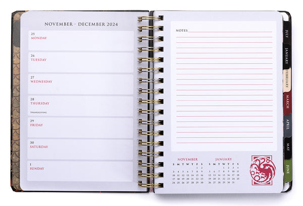 2025 House of the Dragon 13-Month Weekly Planner – Insight Editions