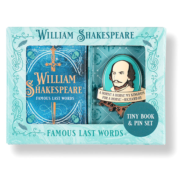 William Shakespeare Tiny Book and Pin Set – Insight Editions