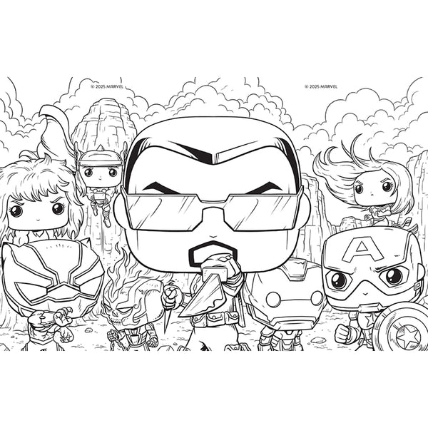 Marvel: The Official Avengers Funko POP! Coloring Book – Insight Editions