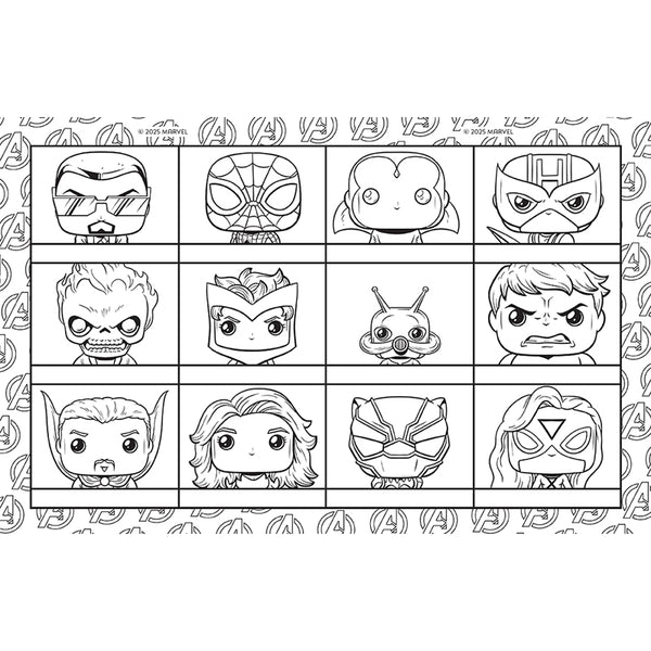 Marvel: The Official Avengers Funko POP! Coloring Book – Insight Editions
