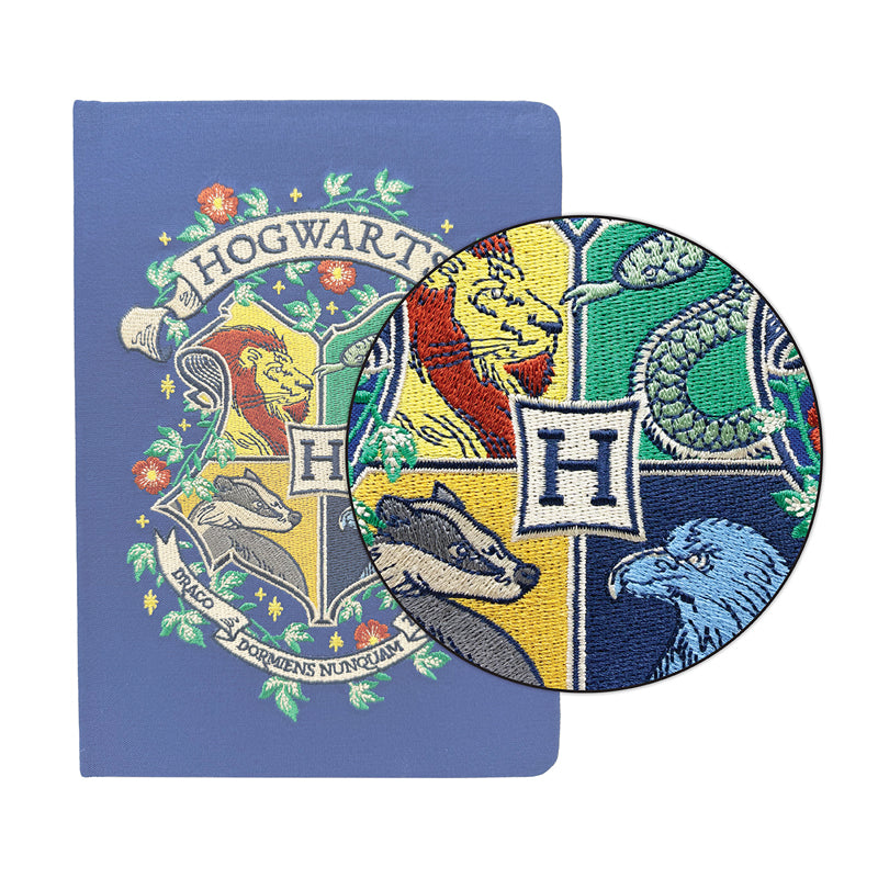 Harry Potter: Hogwarts Crest Embroidered Journal – Insight Editions
