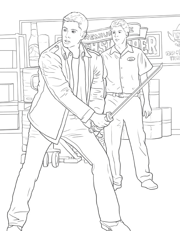 The Official Supernatural Coloring Book – Insight Editions