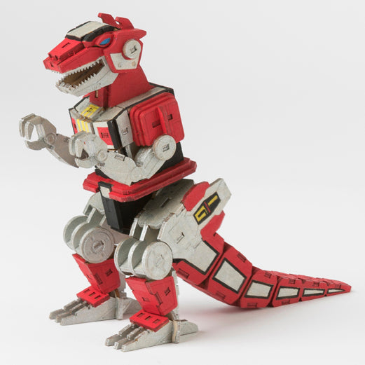 IncrediBuilds: Power Rangers: T-Rex Dinozord 3D Wood Model and Poster ...