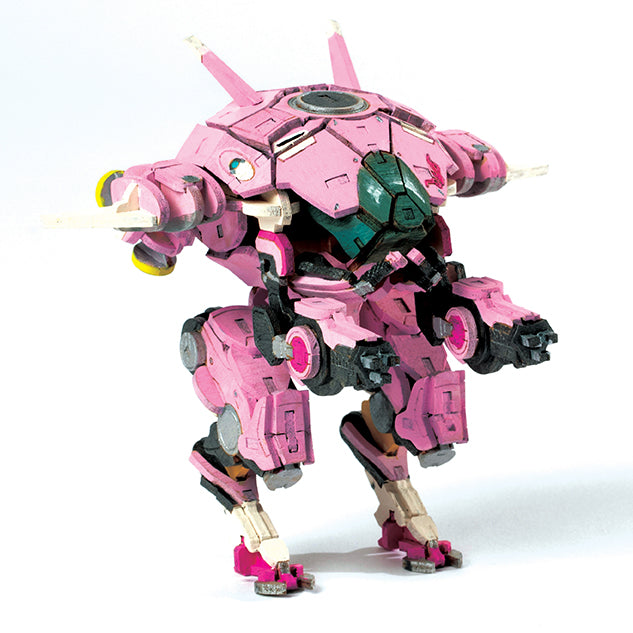 IncrediBuilds: Overwatch: D.Va's MEKA 3D Wood Model and Poster ...