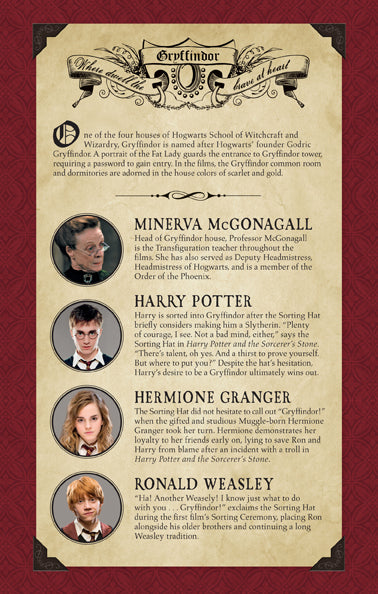 Harry Potter: Gryffindor Ruled Notebook – Insight Editions