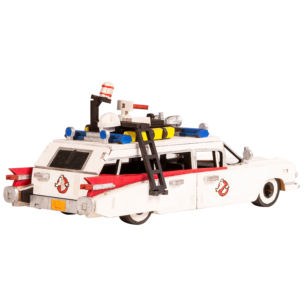 IncrediBuilds: Ghostbusters: Ectomobile Book and 3D Wood Model ...