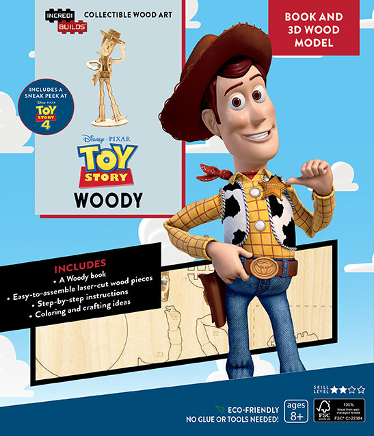 IncrediBuilds: Toy Story: Woody Book and 3D Wood Model – Insight Editions
