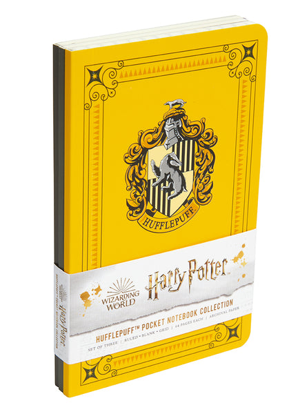 Harry Potter: Hufflepuff Pocket Notebook Collection (Set of 3 ...