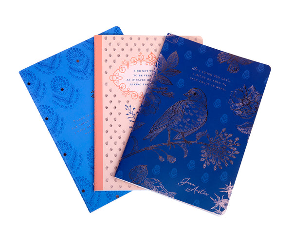 Jane Austen Sewn Notebook Collection (Set of 3) – Insight Editions