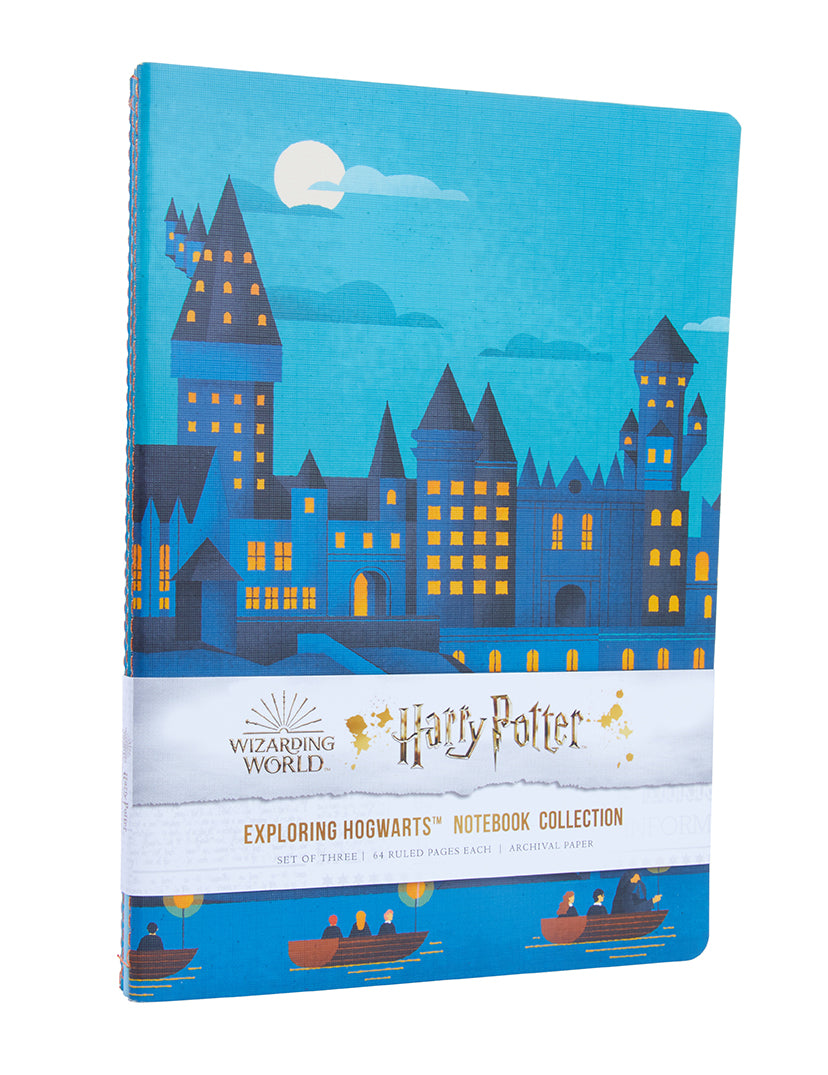 Harry Potter: Exploring Hogwarts Sewn Notebook Collection (Set of 3 ...