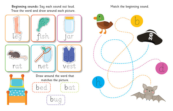 Let's Learn: First Phonics (Write and Wipe) – Insight Editions