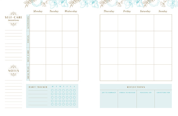 Self-Care 12-Month Undated Planner – Insight Editions