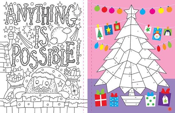 Mindful Sticker By Number: Christmas – Insight Editions