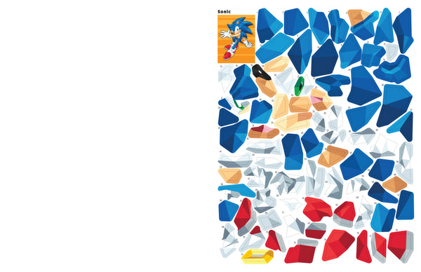 Sonic the Hedgehog: The Official Color by Sticker Book – Insight Editions