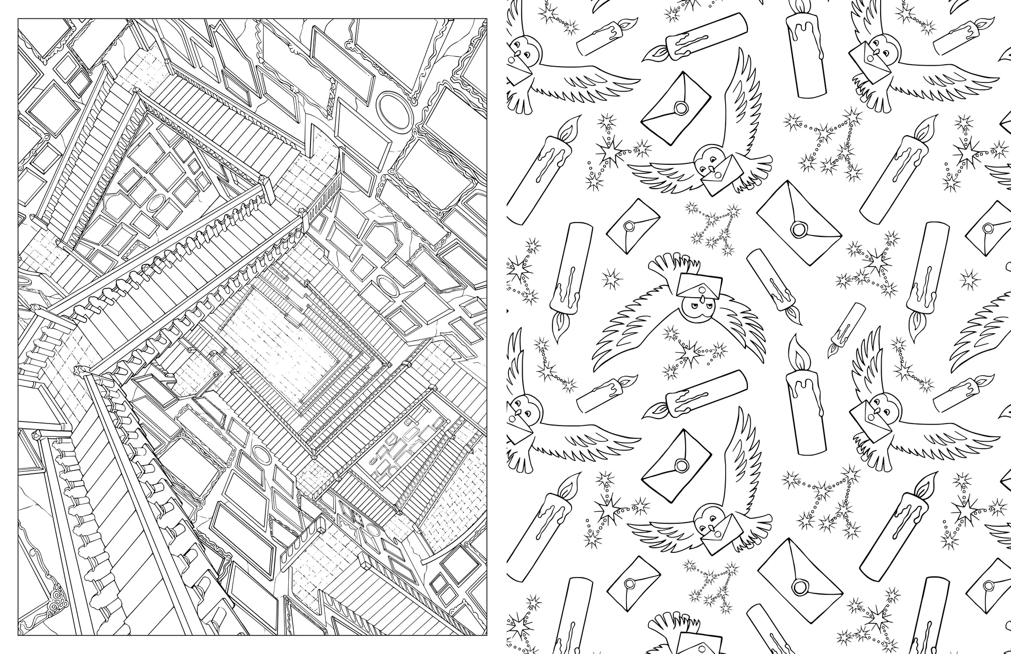 Harry Potter: An Official Hogwarts Coloring Book – Insight Editions