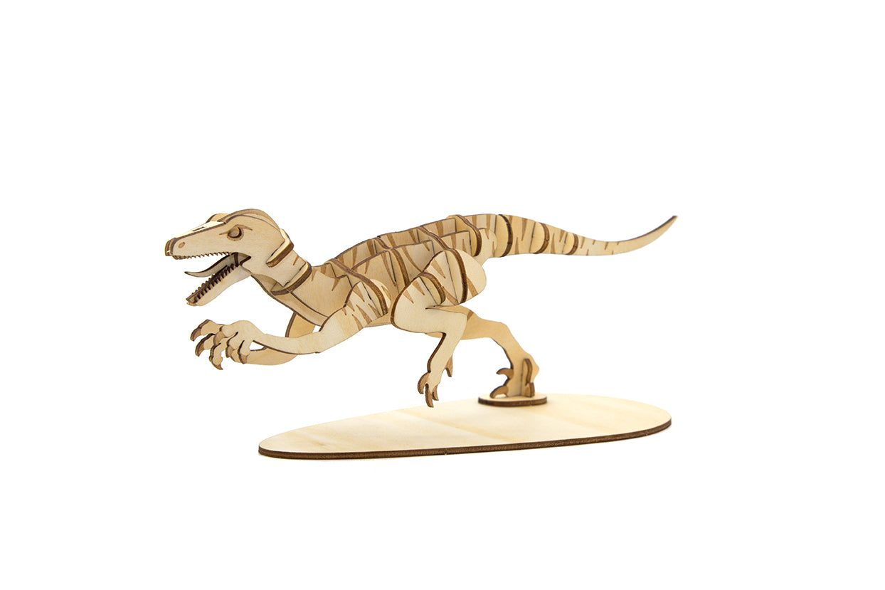 IncrediBuilds: Jurassic World: Raptor 3D Wood Model and Book – Insight ...